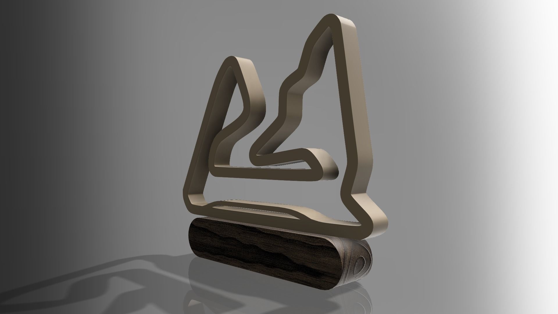 F1 Bahrain Race Track STL OBJ FBX Files 3D Print Fusion 360 3D model 3D ...