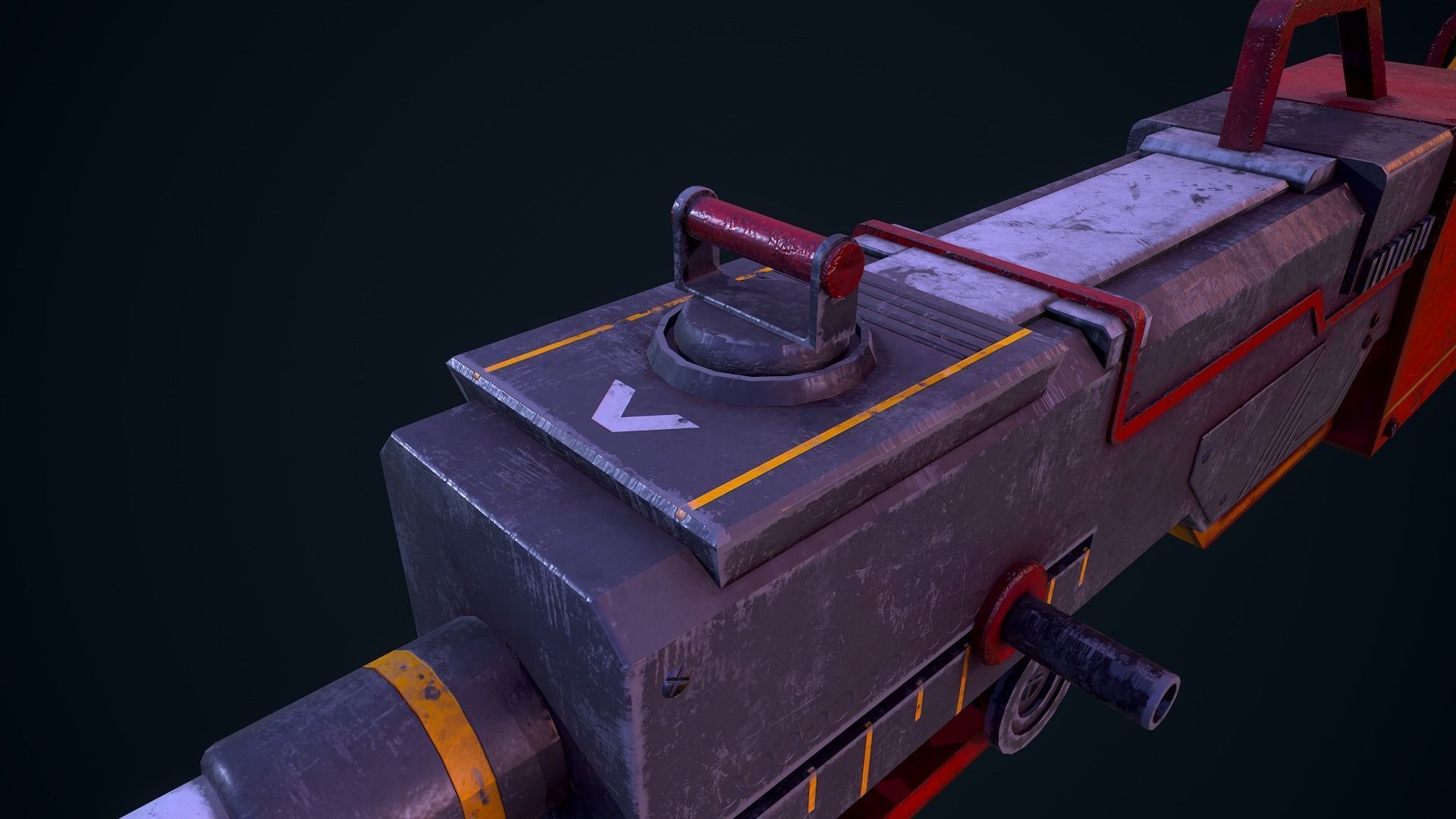 3D model Sci fi Harpoon Gun VR / AR / low-poly | CGTrader