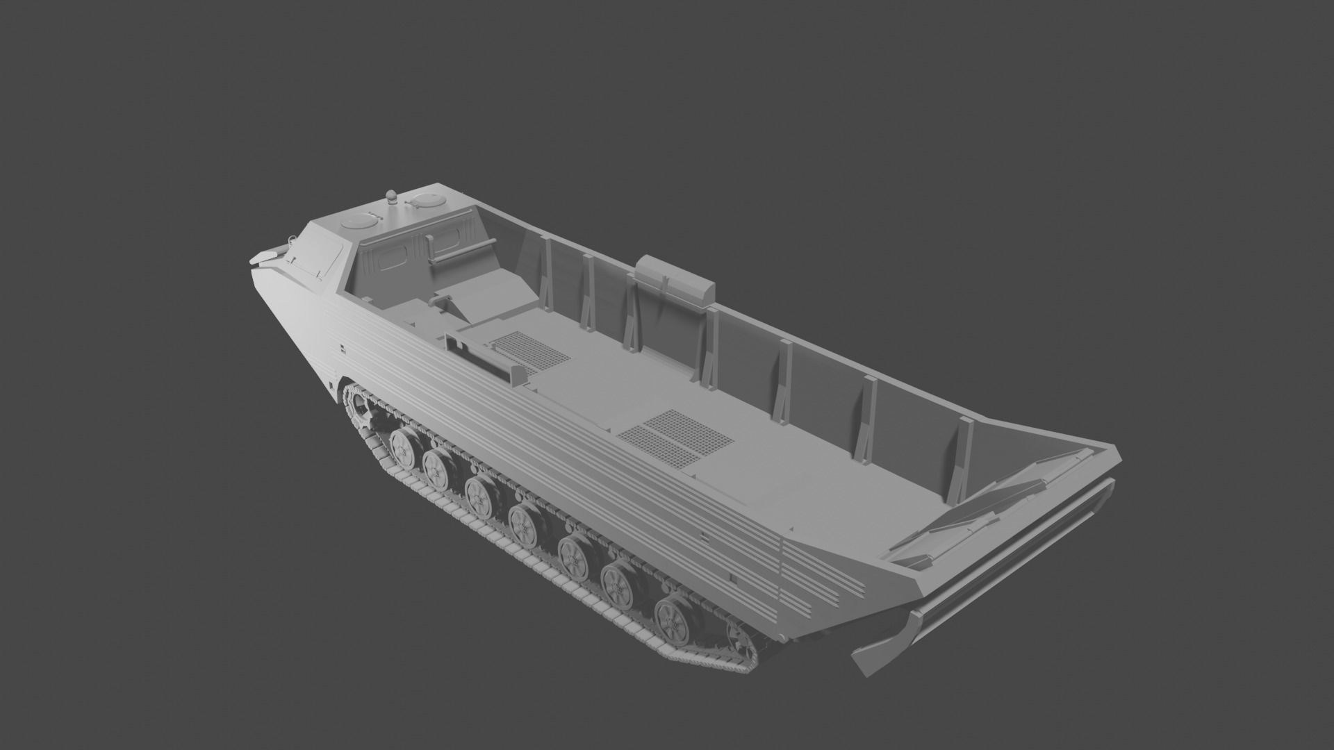 PTS-2 armored vehicle 3D model | CGTrader