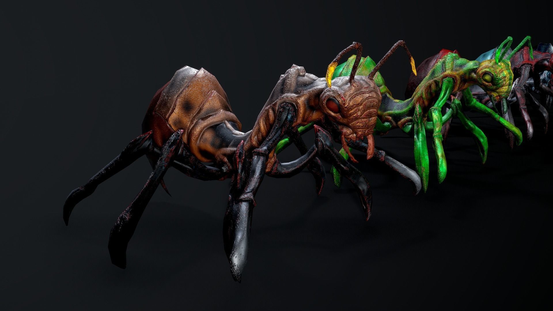 3D model Insect 1 ue4 and unity VR / AR / low-poly | CGTrader