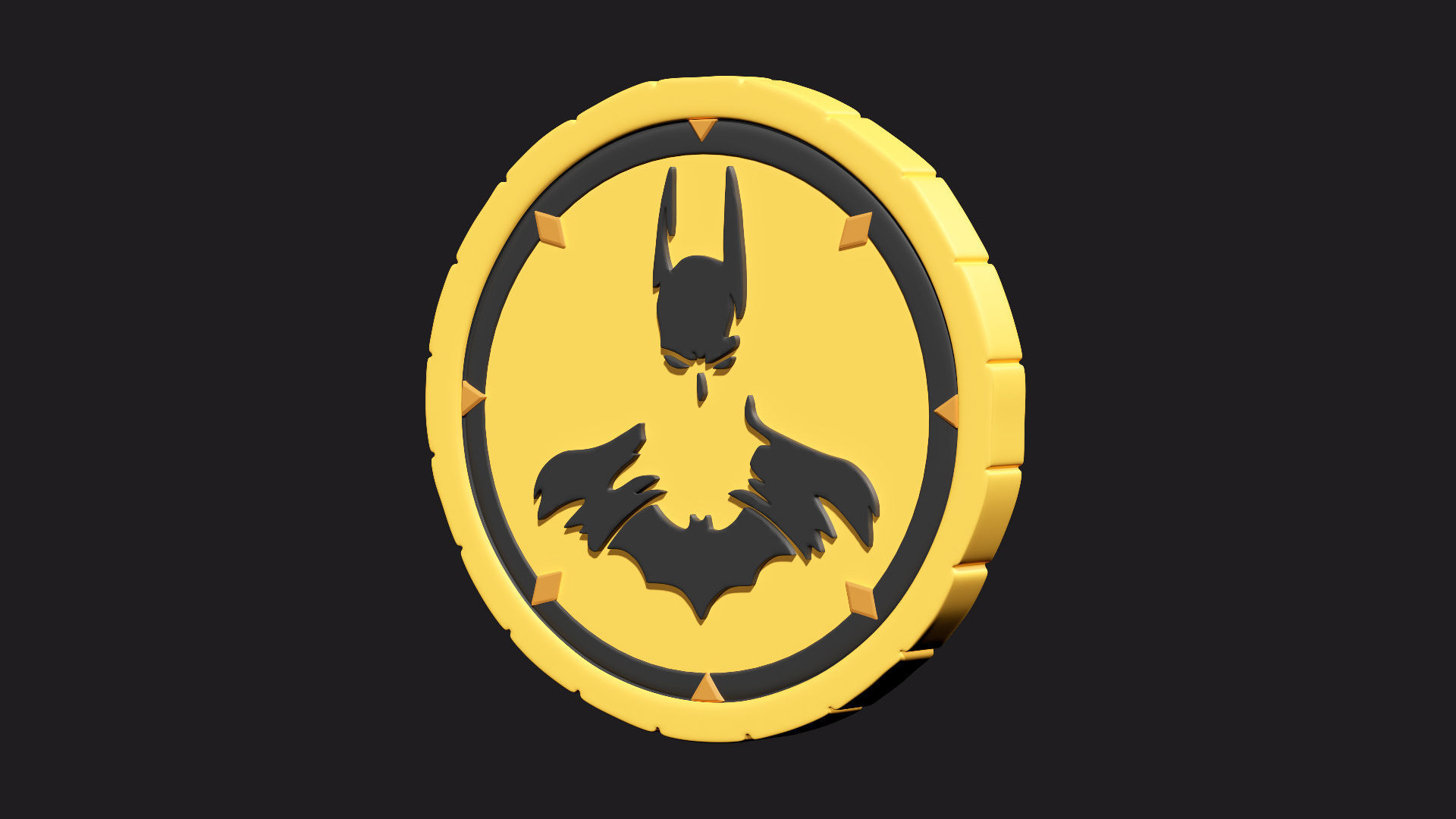 3D model Bat Coin VR / AR / low-poly | CGTrader