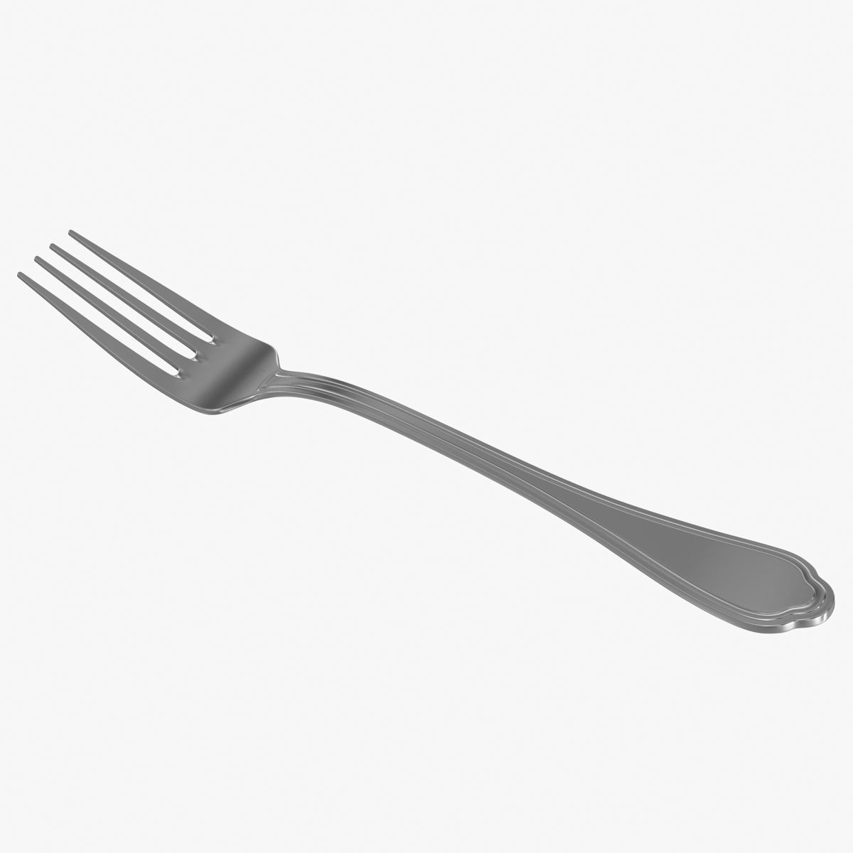 3D model Fork Model VR / AR / low-poly | CGTrader