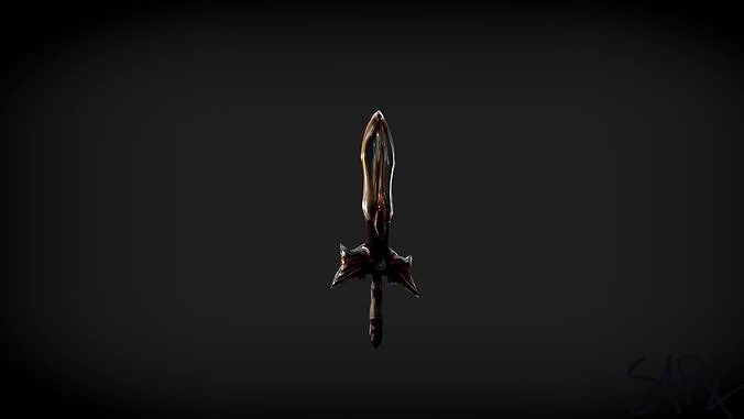 ToothFish Sword free VR / AR / low-poly 3D model | CGTrader