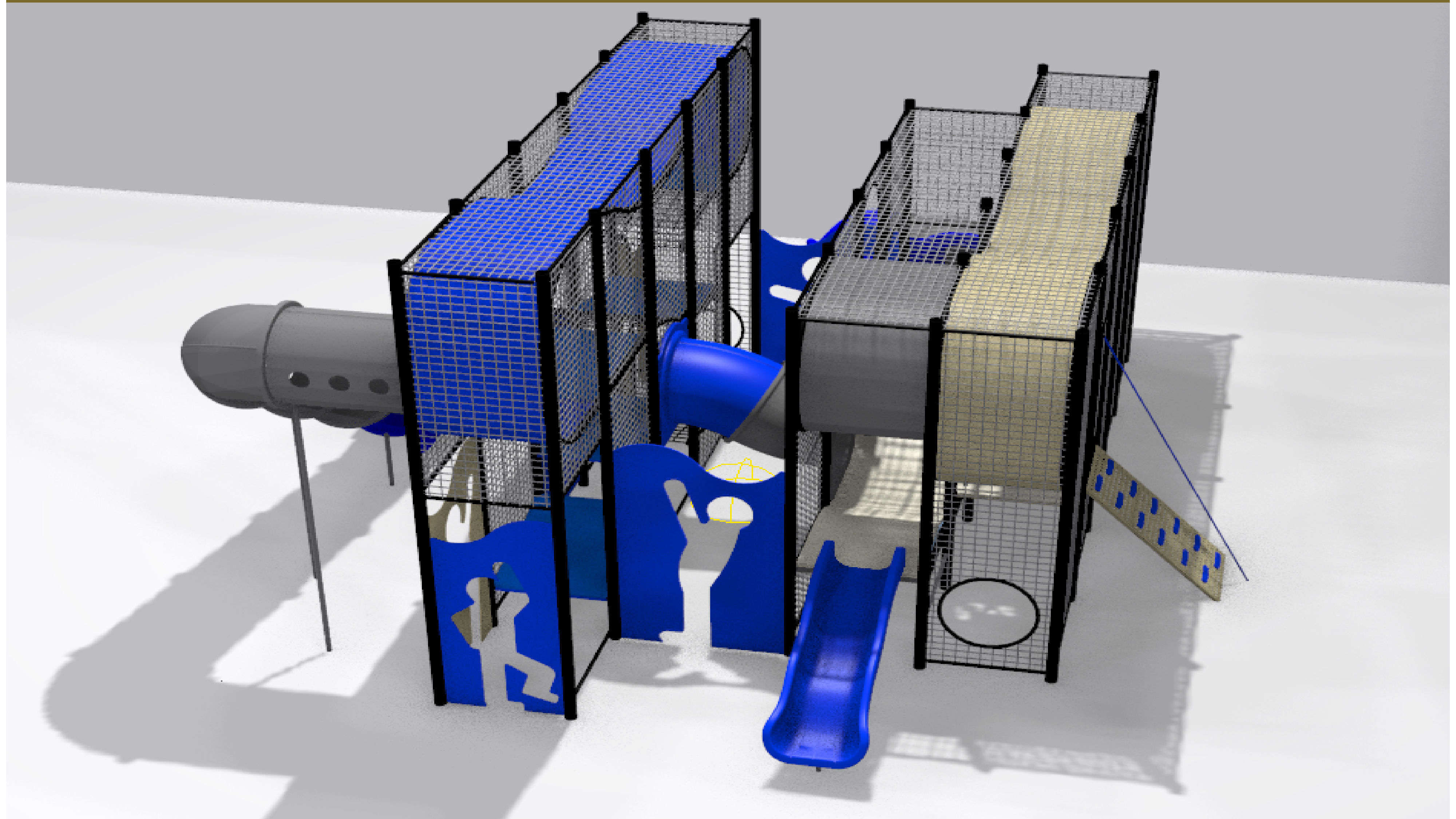 Playground- Cage Cubic Play 3D model | CGTrader