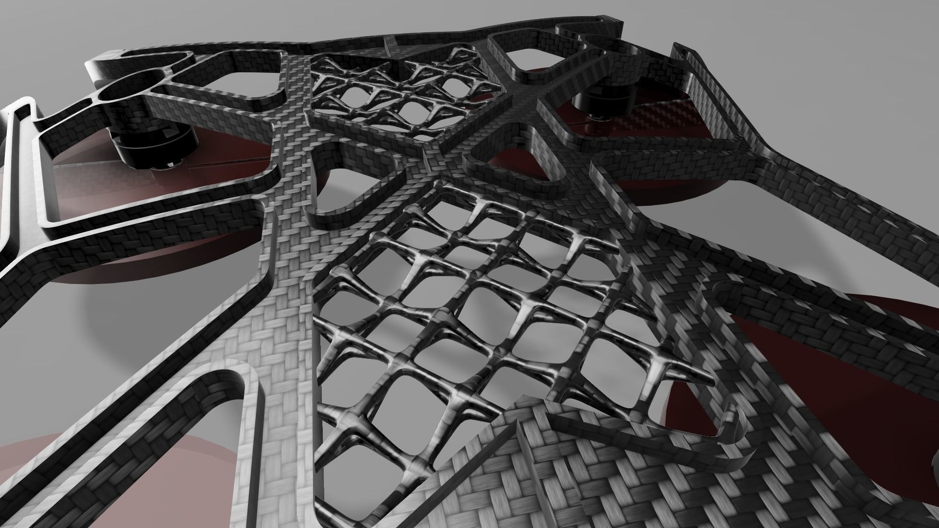 DRONE CHASSIS 3D model | CGTrader