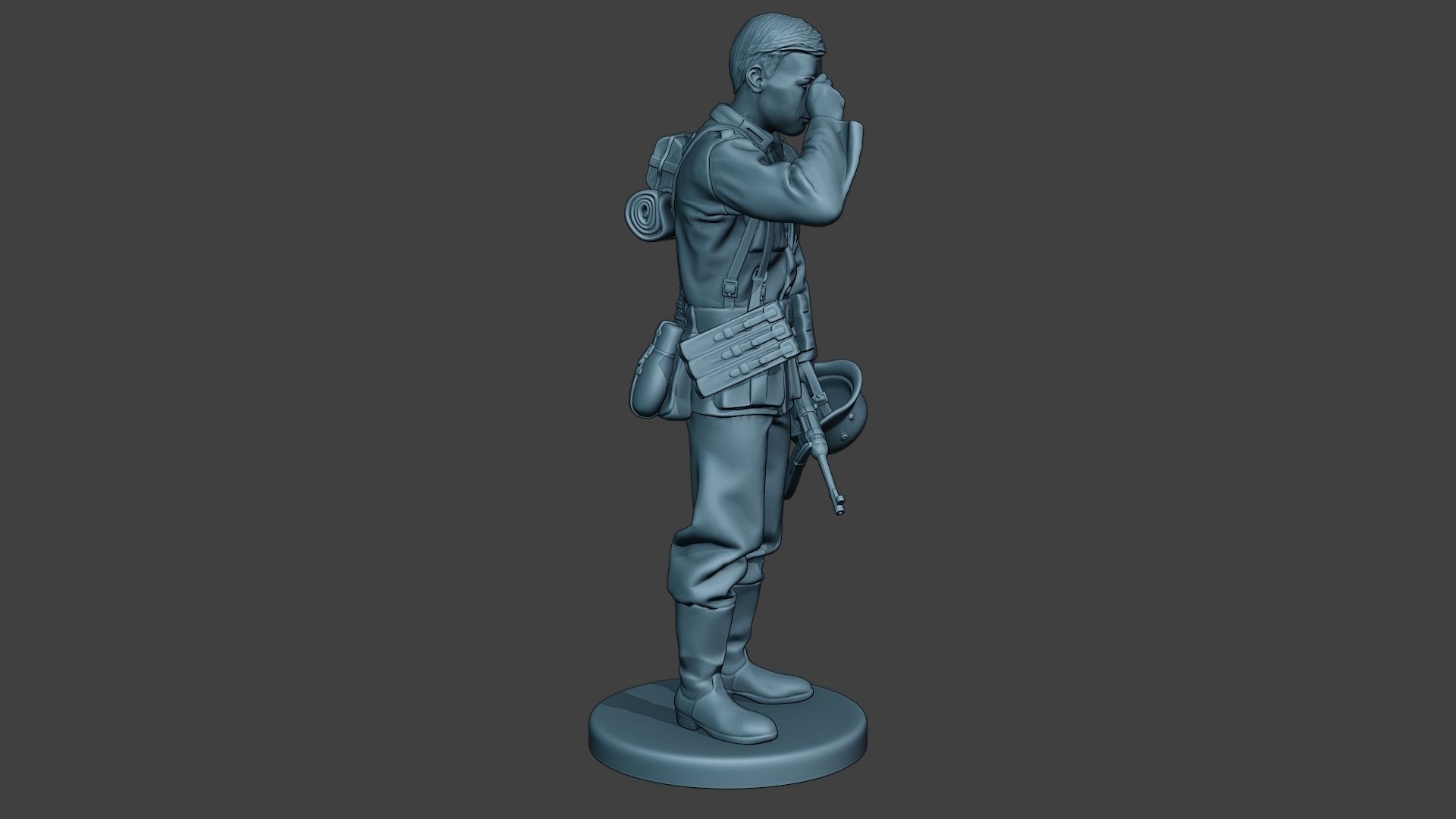 German soldier ww2 Crying G6 3D model 3D printable | CGTrader