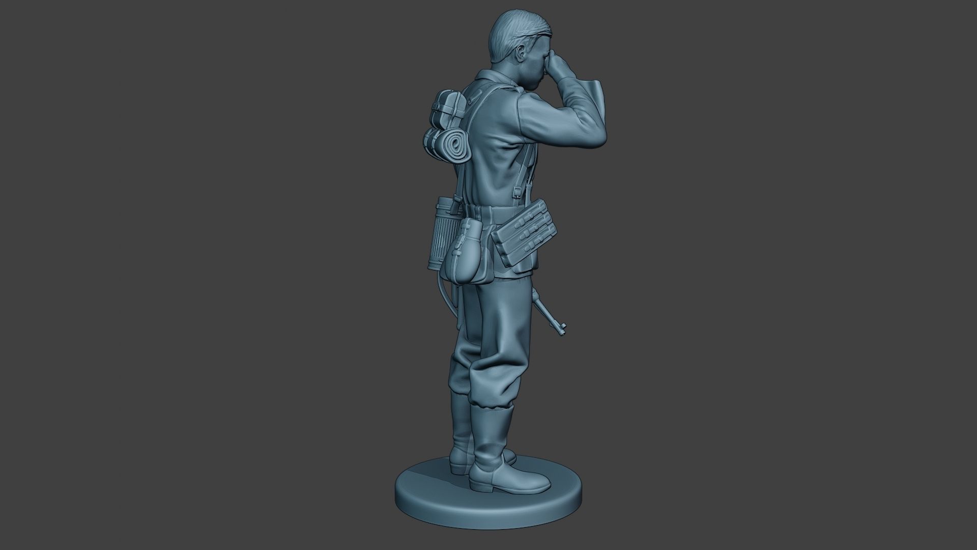 German soldier ww2 Crying G6 3D model 3D printable | CGTrader
