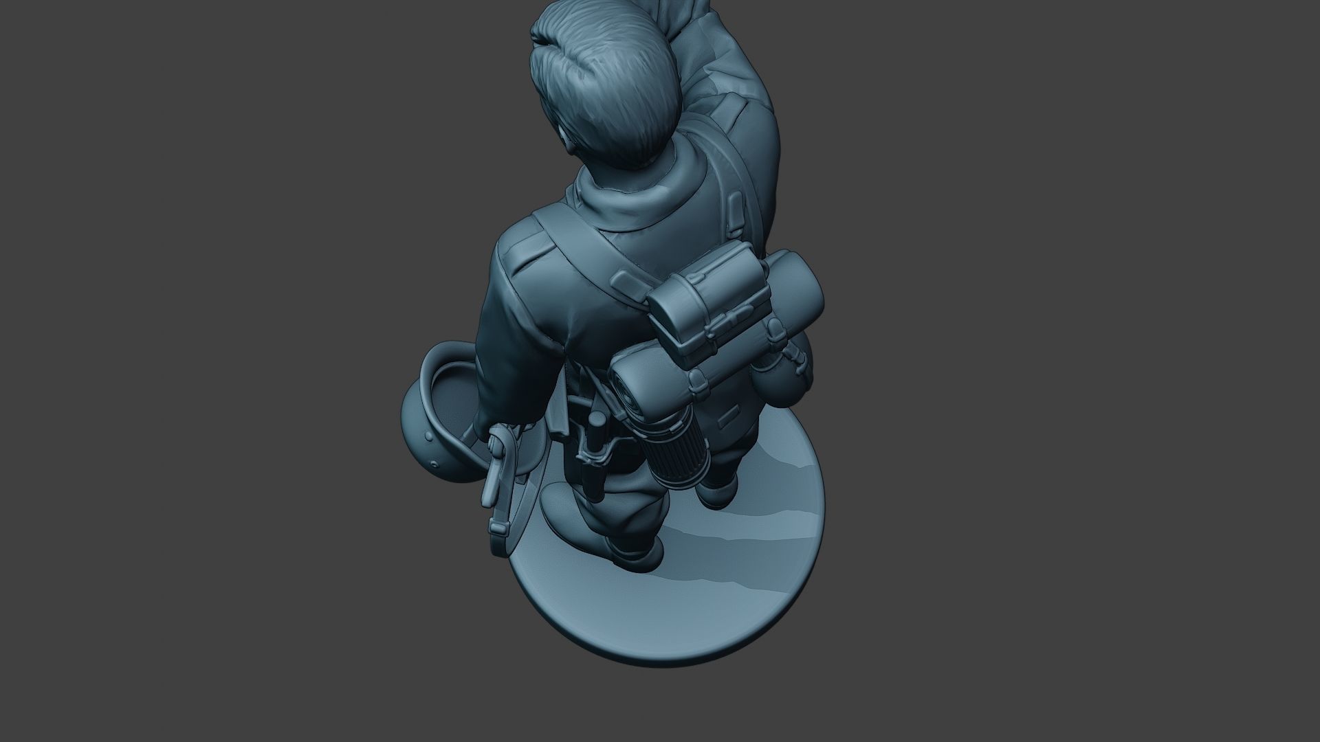 German soldier ww2 Crying G6 3D model 3D printable | CGTrader