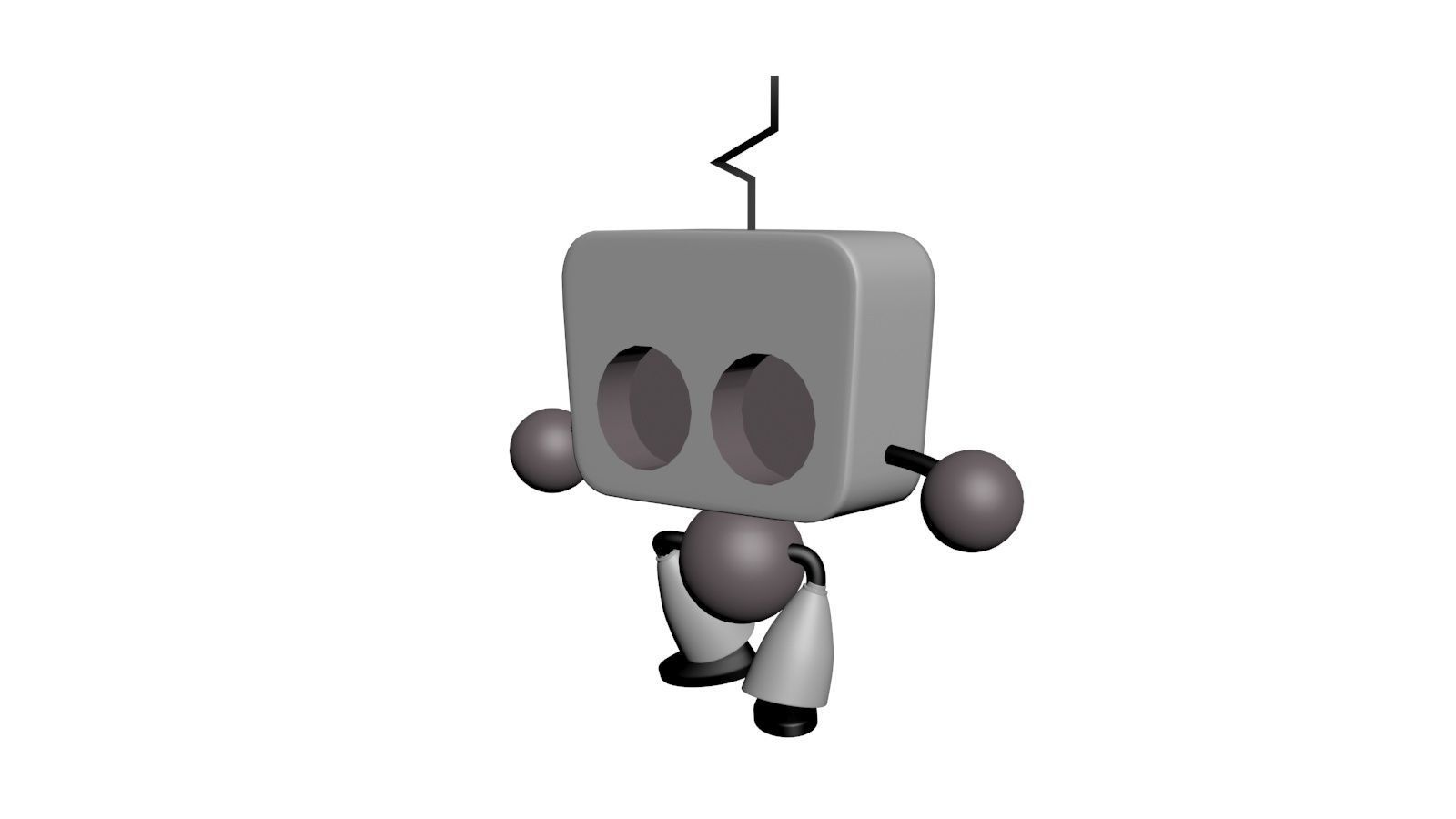 small robot 3D model 3D printable | CGTrader