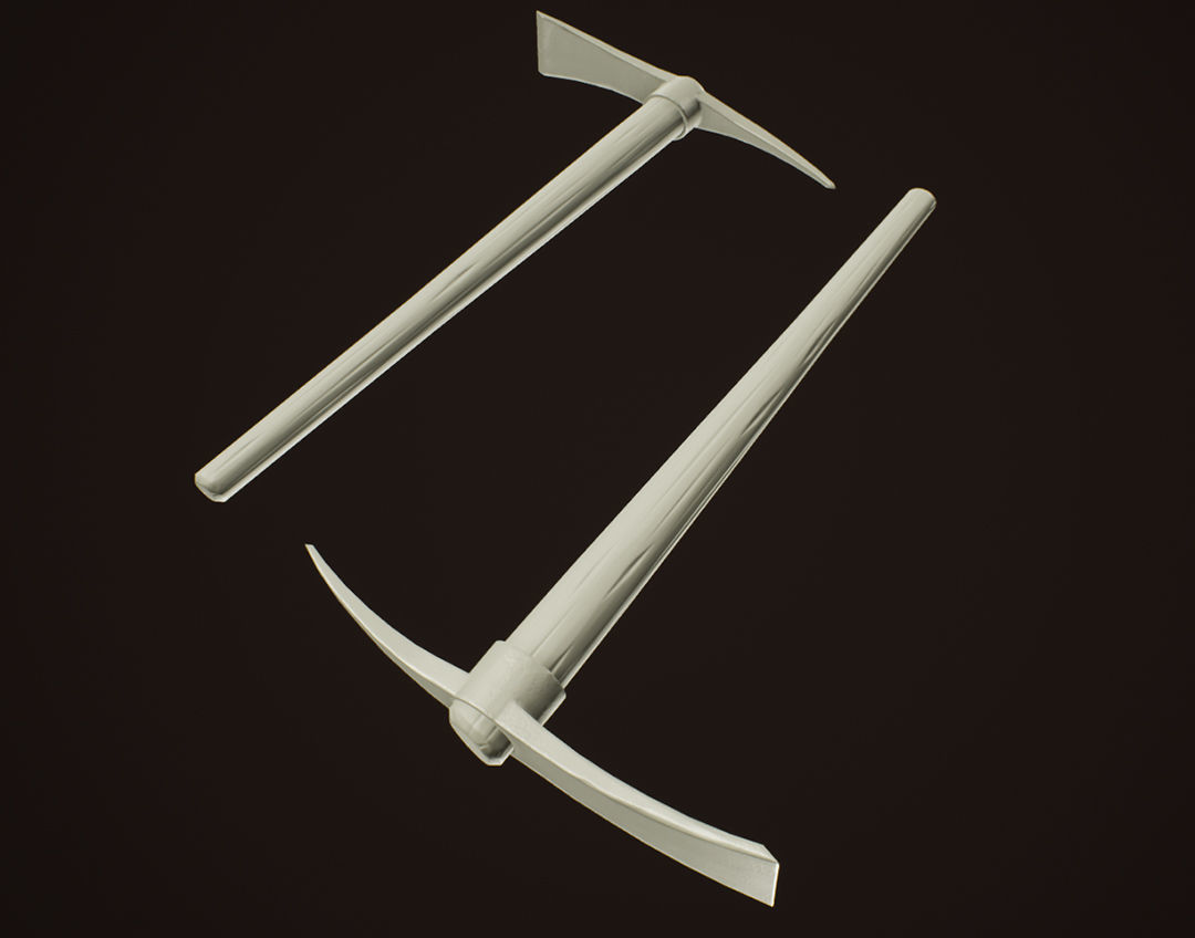 3D model Stylized Western Pickaxe VR / AR / low-poly | CGTrader