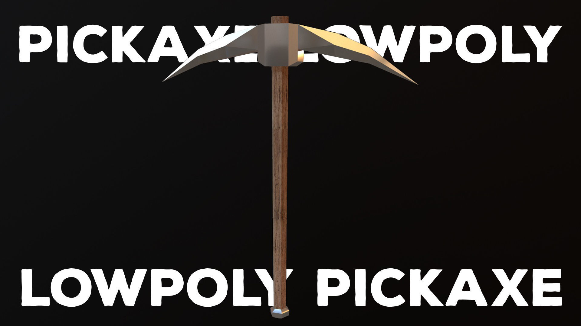 3D model Pickaxe VR / AR / low-poly | CGTrader