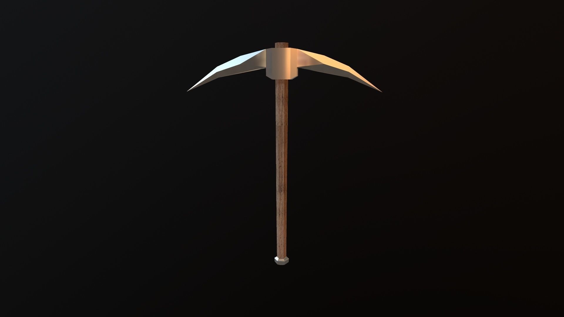 3D model Pickaxe VR / AR / low-poly | CGTrader