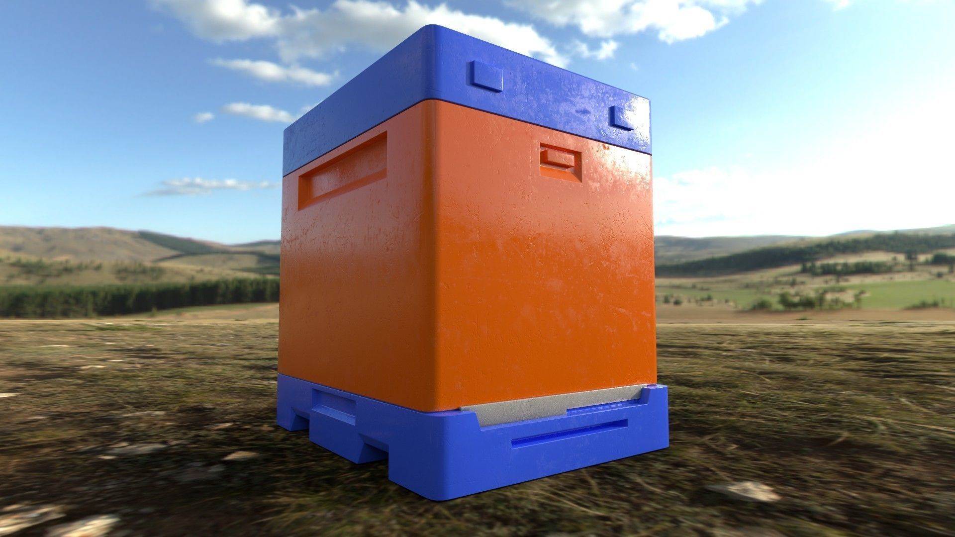 3D model Beehive made of polyurethane VR / AR / low-poly | CGTrader