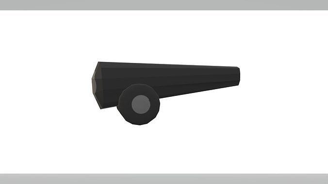 cannon boom free VR / AR / low-poly 3D model | CGTrader