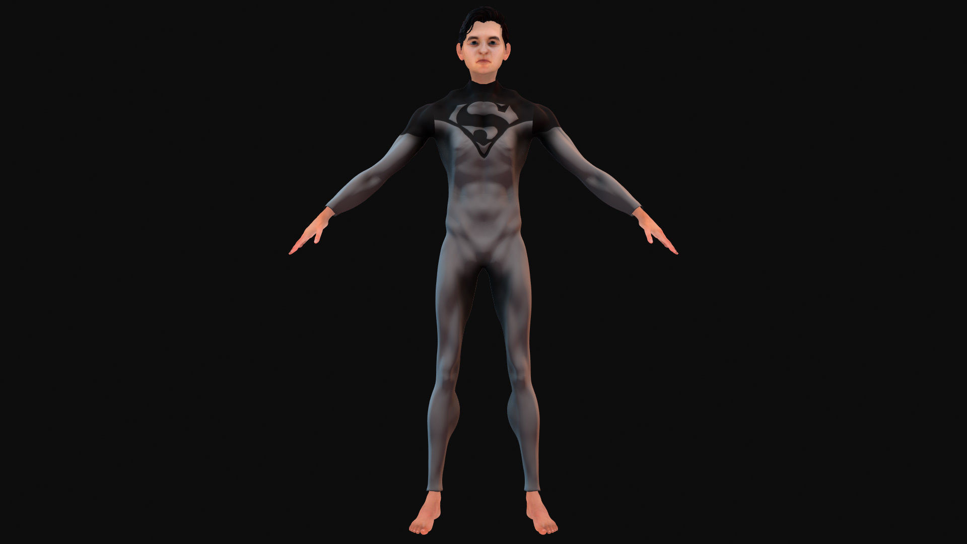 Flashpoint Superman - Subject 1 - Comic And Movie 3D model rigged ...