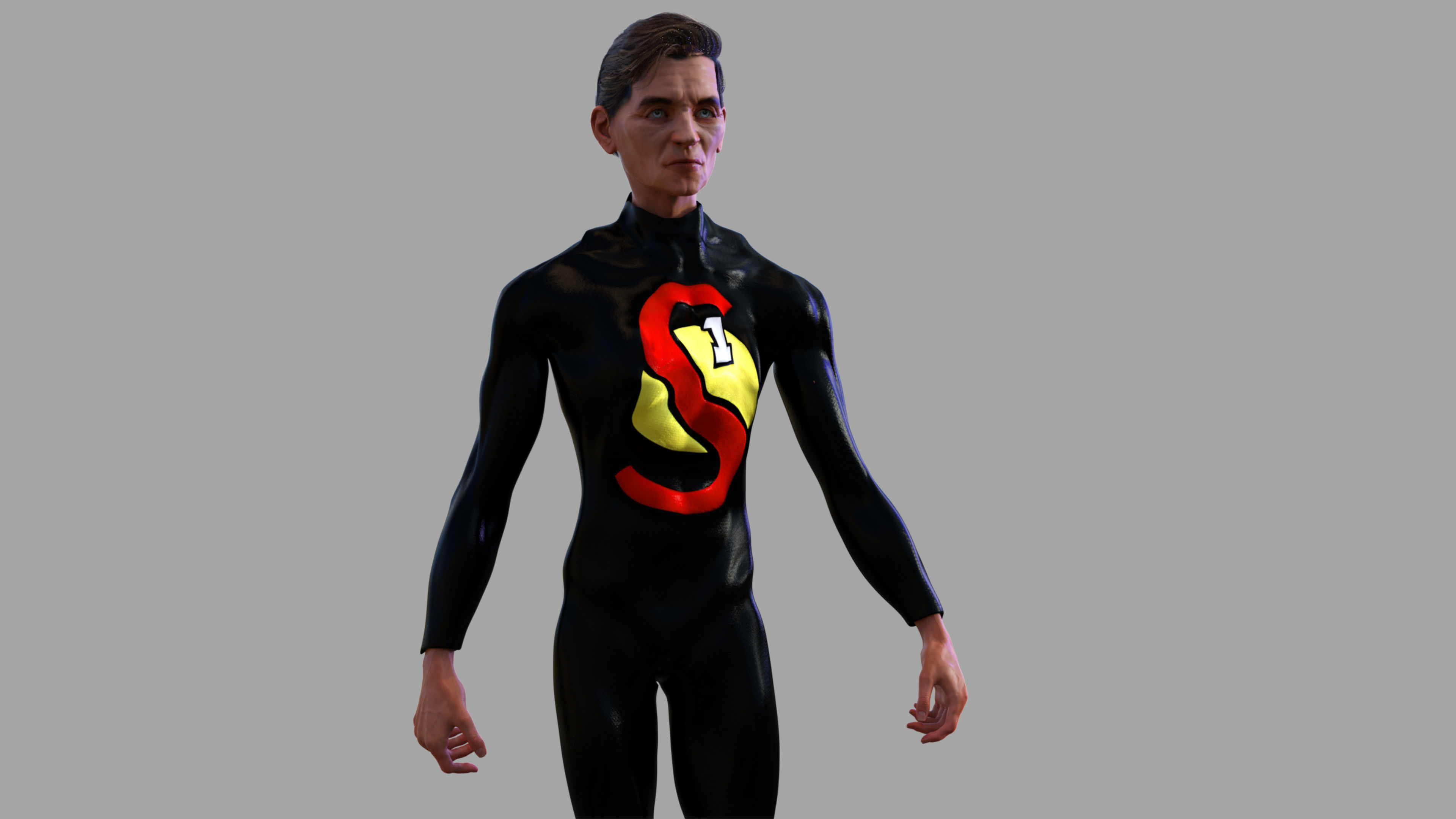 Flashpoint Superman - Subject 1 - Comic And Movie 3D model rigged ...