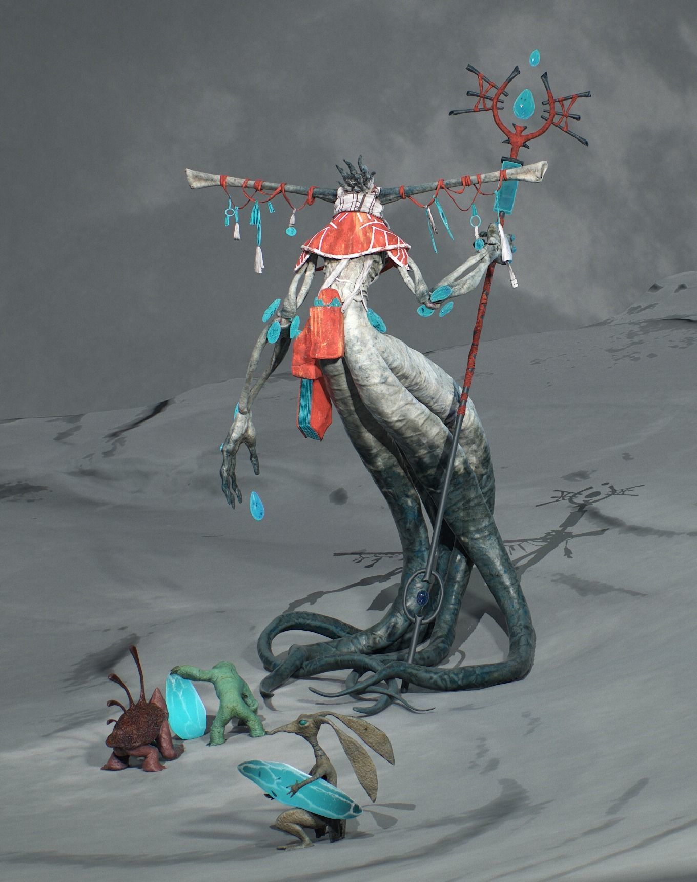 3D model Alien VR / AR / low-poly | CGTrader