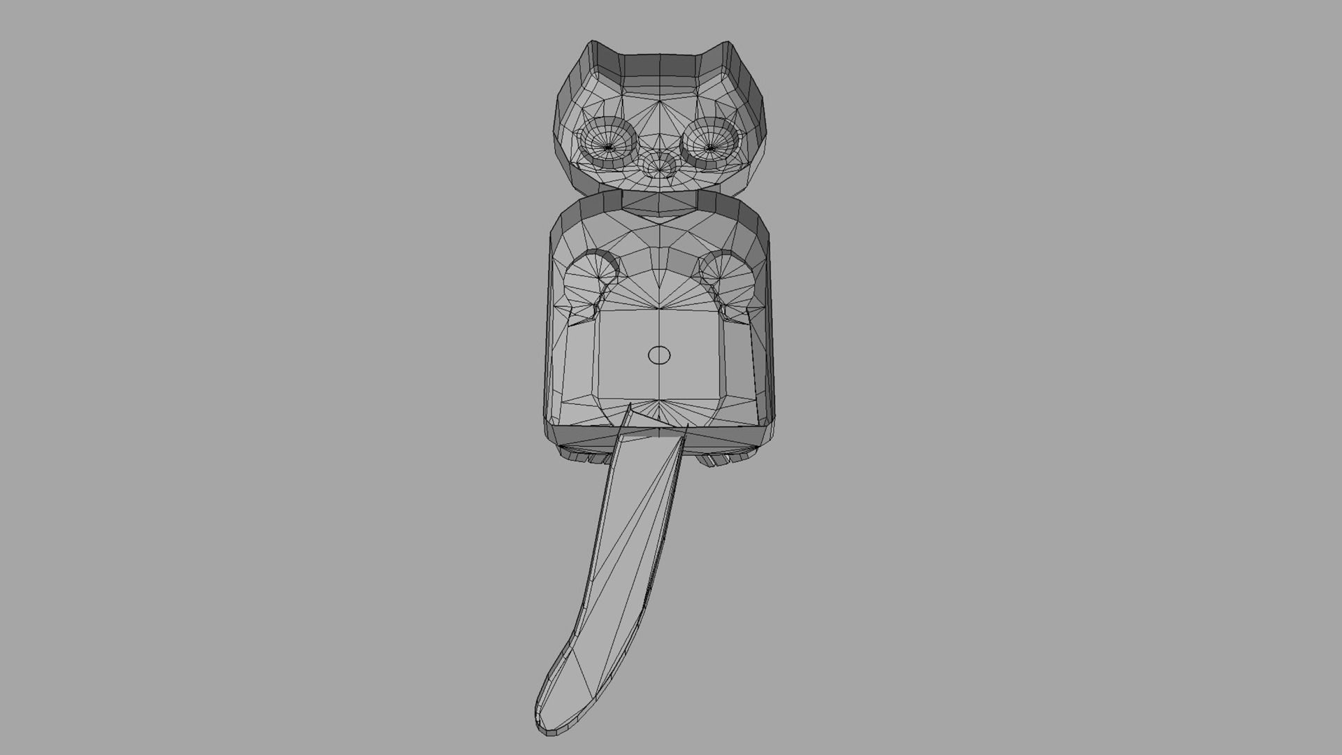 3D model Black Cat Clock VR / AR / low-poly | CGTrader