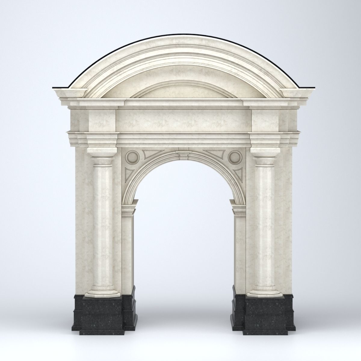 Portal architecture 3D model | CGTrader