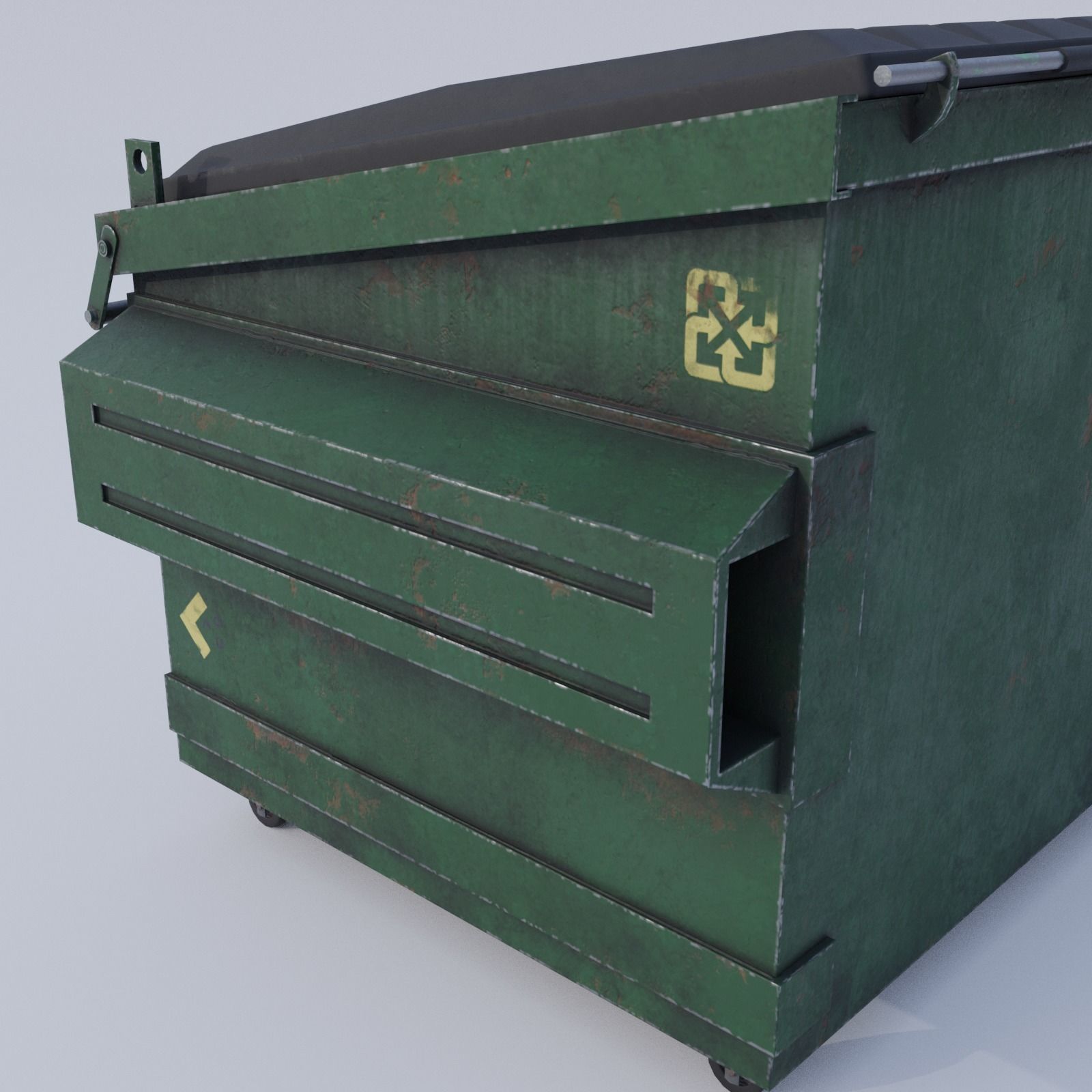 3D model Futuristic Dumpster VR / AR / low-poly | CGTrader