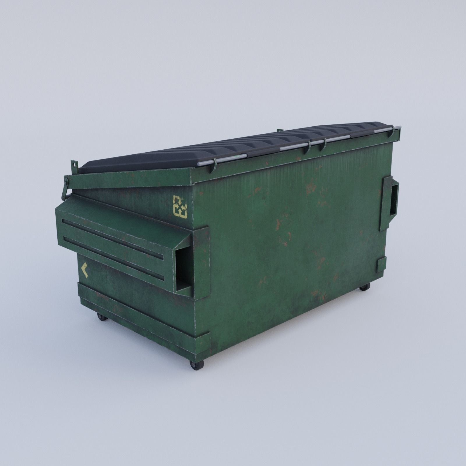 3D model Futuristic Dumpster VR / AR / low-poly | CGTrader
