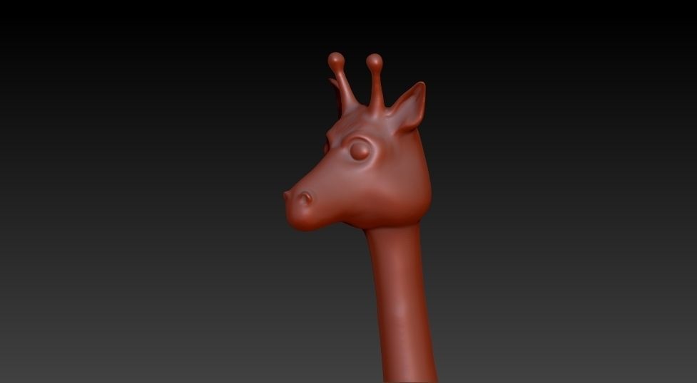 printable giraffe 3D model 3D printable | CGTrader