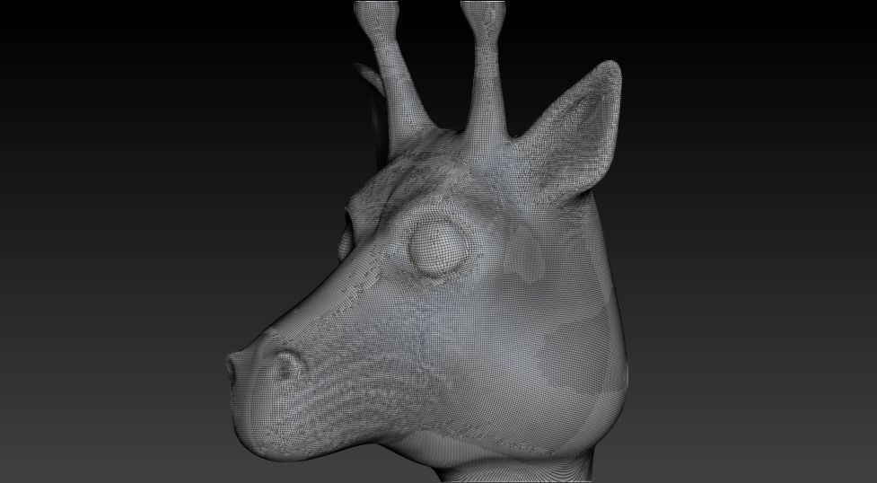 printable giraffe 3D model 3D printable | CGTrader
