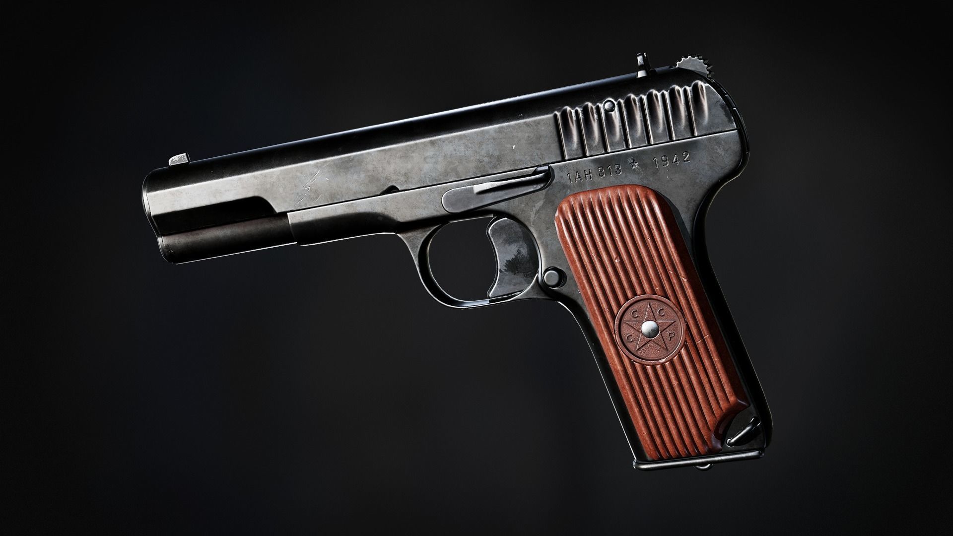 3D model Tokarev TT Soviet Handgun Game Ready VR / AR / low-poly | CGTrader