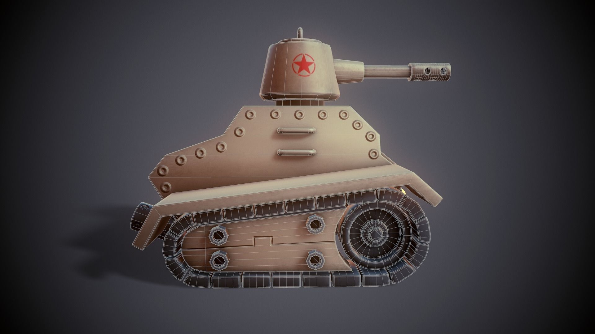 Stylized Tank - Tutorial Included 3D model | CGTrader