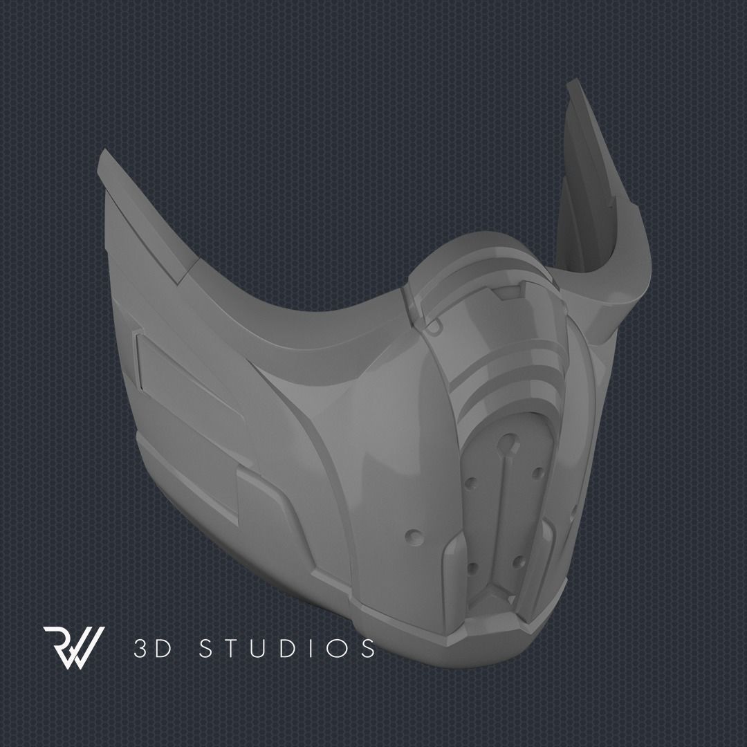 MK11 Sub-Zero Mask V6 - STL File 3D model 3D printable | CGTrader