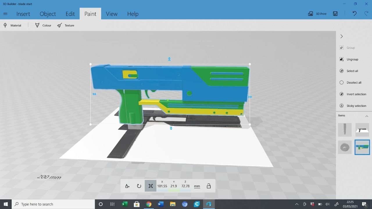 Blade Mac 11 3D model 3D printable | CGTrader