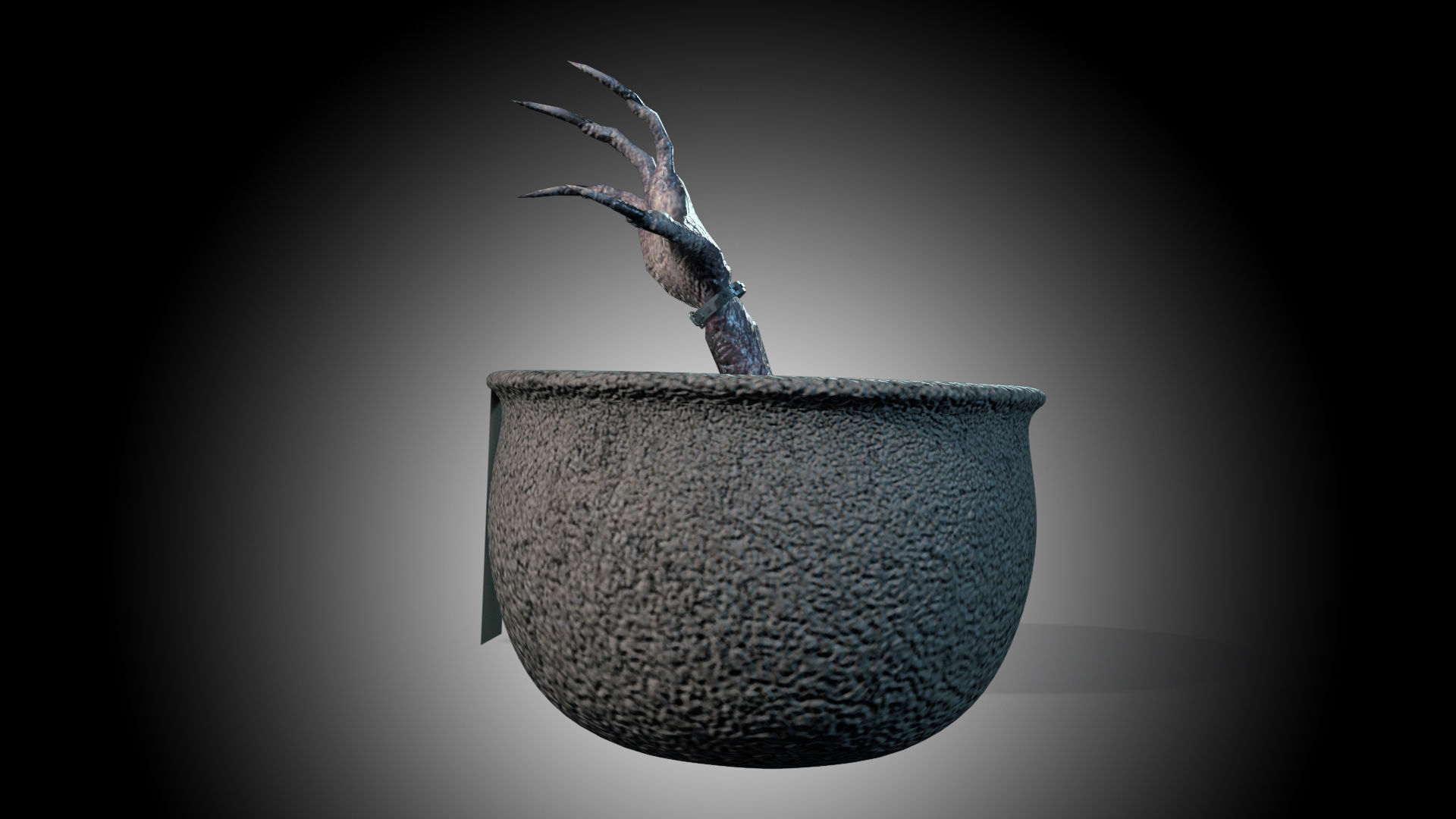 3D model Monster Pot VR / AR / low-poly | CGTrader