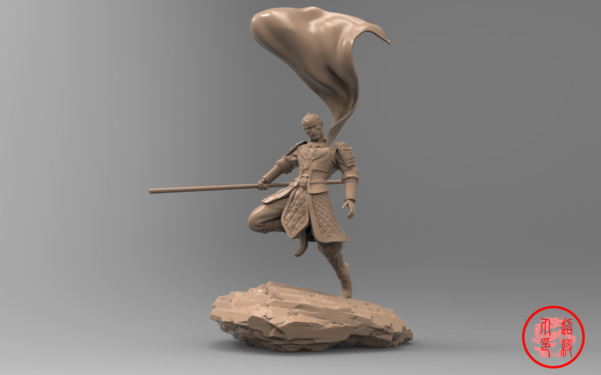 warrior 3D model 3D printable | CGTrader