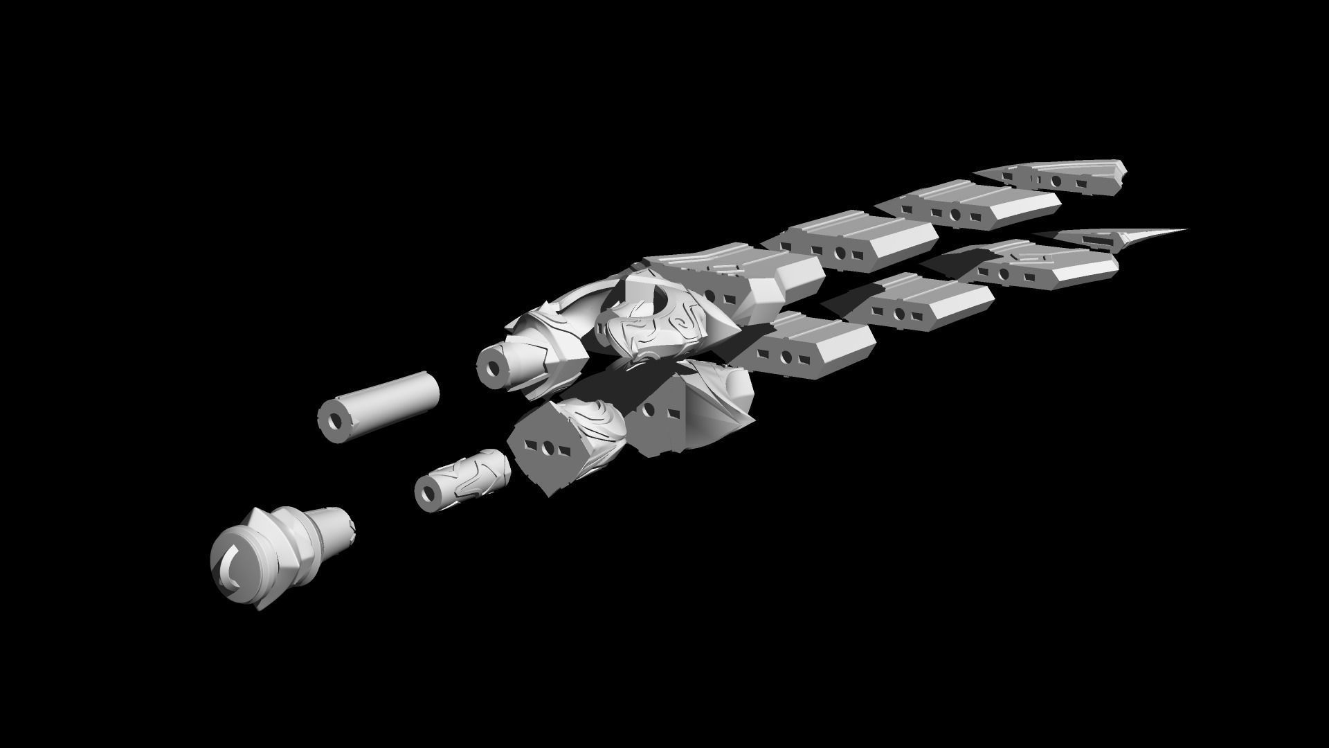 Genshin Impact Prototype Archaic 3D model 3D printable | CGTrader