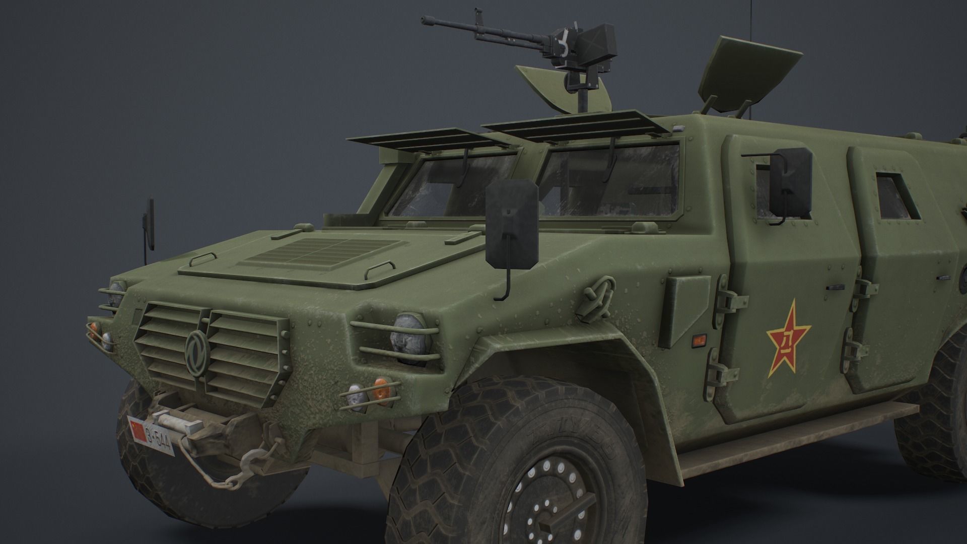 3D model Dongfeng CSK131 Mengshi VR / AR / low-poly | CGTrader