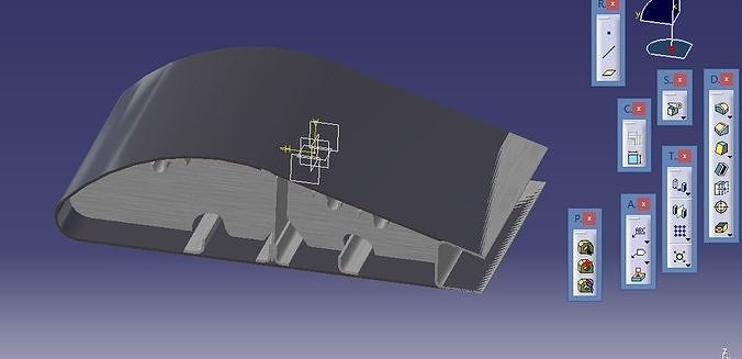 airfoil cad model free 3D model | CGTrader
