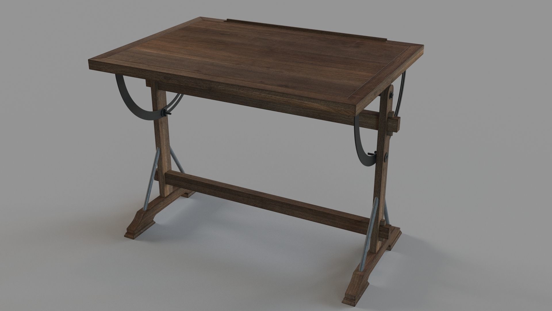 Drafting Desk 3D model | CGTrader