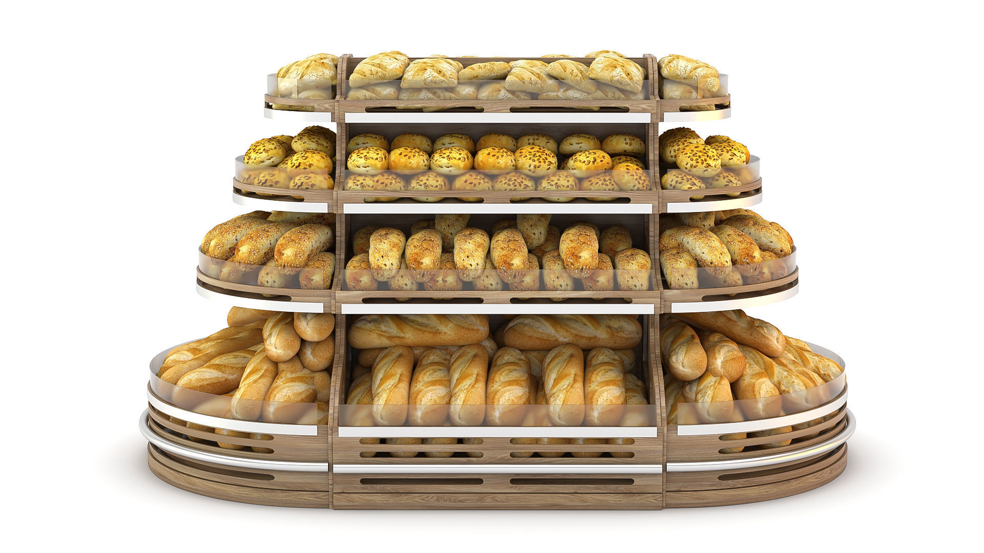 Bread Rack 3D model | CGTrader