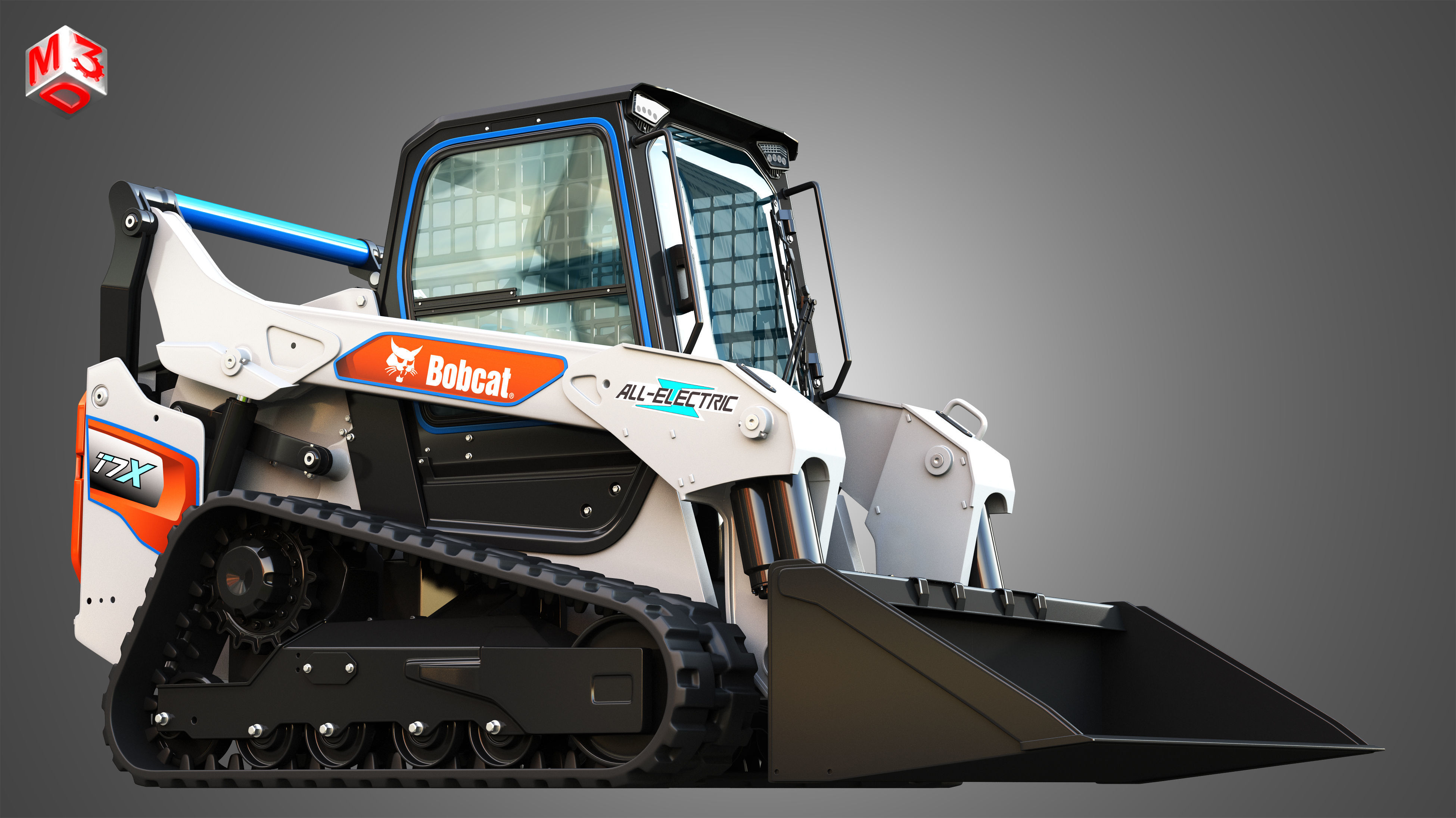 T7X All Electric Compact Track Loader - Bucket 3D model | CGTrader