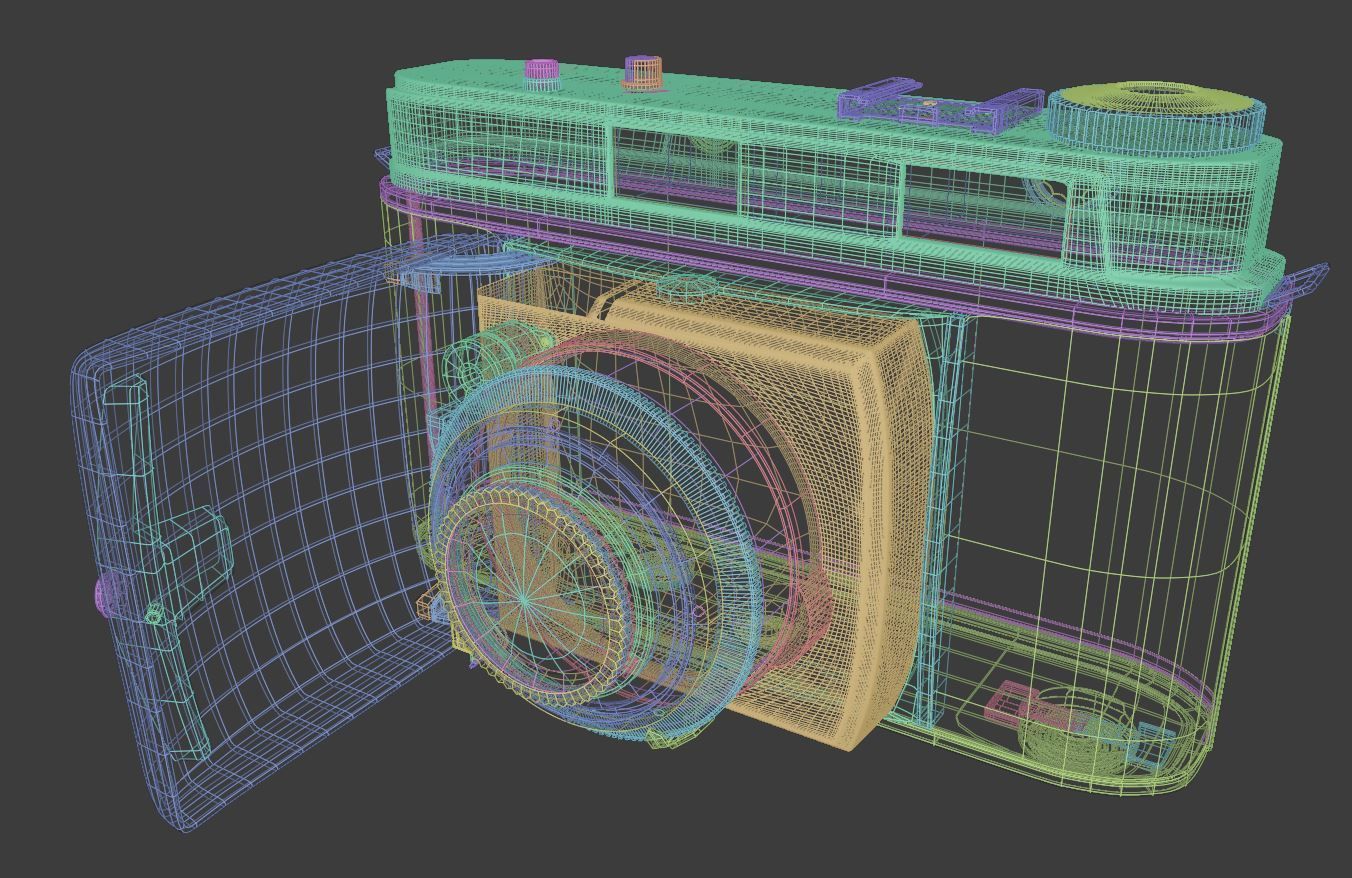 Kodak Retina camera free 3D model | CGTrader