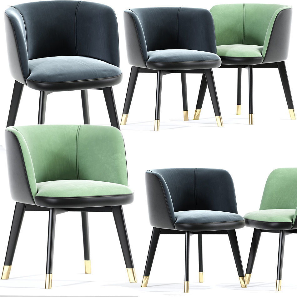 Baxter Colette Dining Armchair 3D model | CGTrader