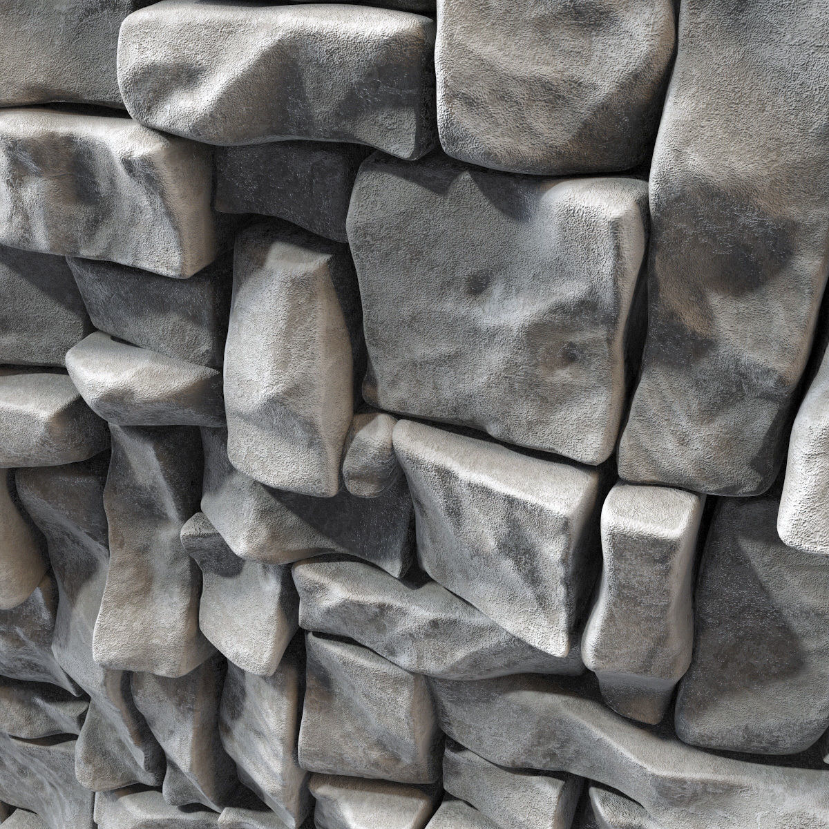 Panel Big Rock block stone n2 3D model | CGTrader