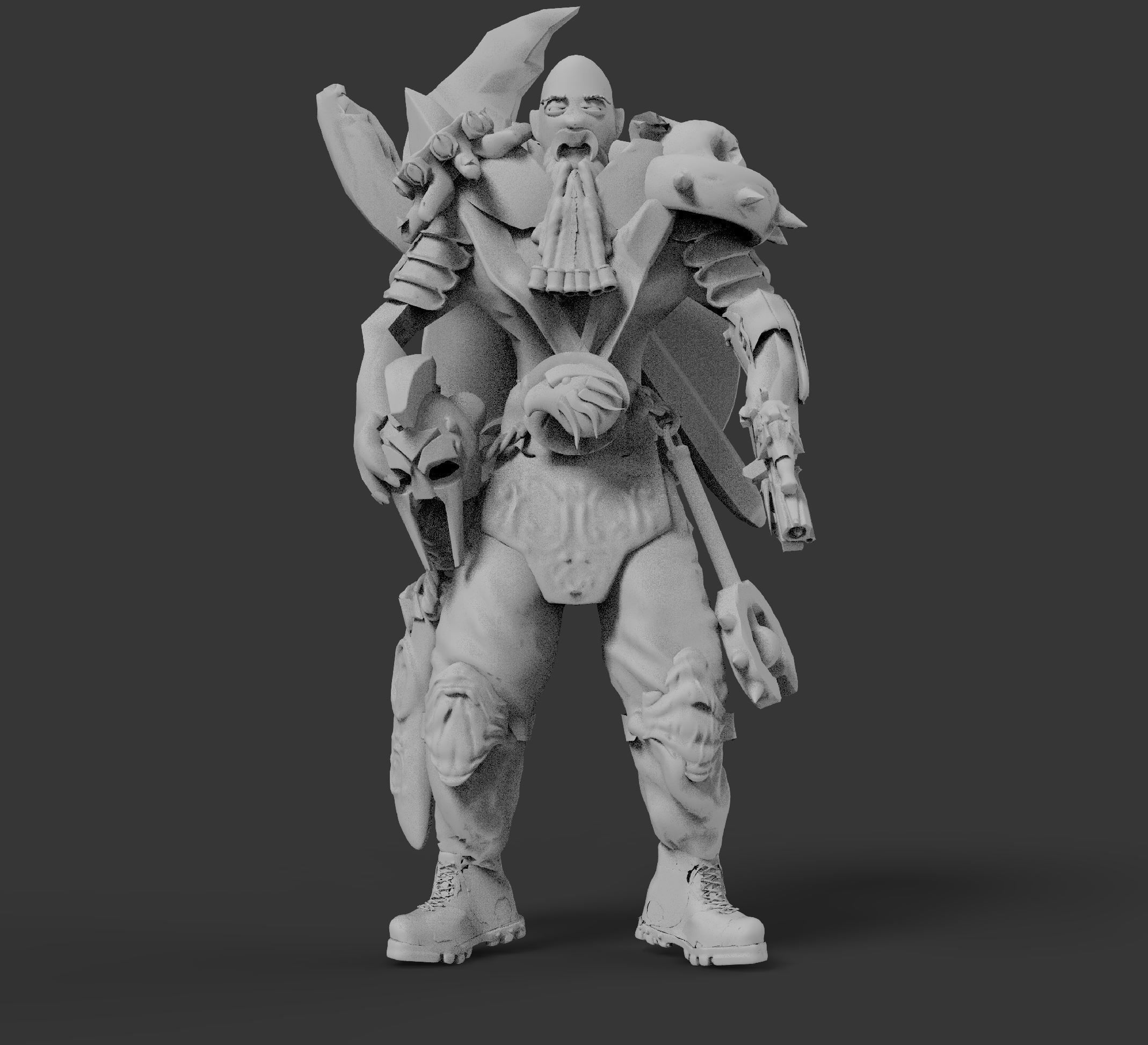 Dwarf 3D model | CGTrader