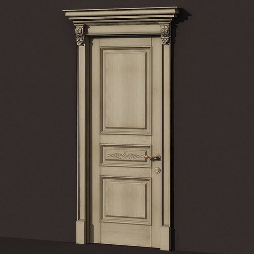 Door classics 3D model | CGTrader