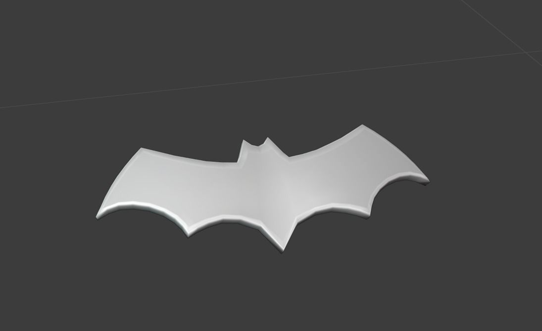batlogo free 3D model | CGTrader