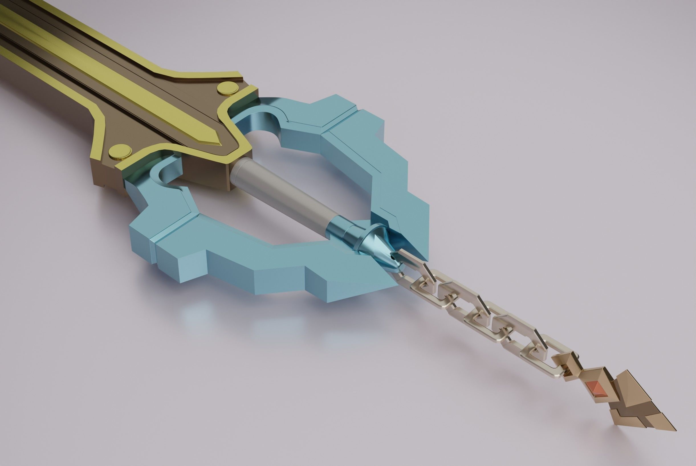 Keyblade Earthshaker 3D Model 3D model | CGTrader