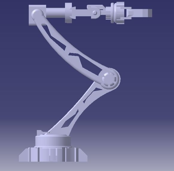 6 axis robot using catia 3D model | CGTrader