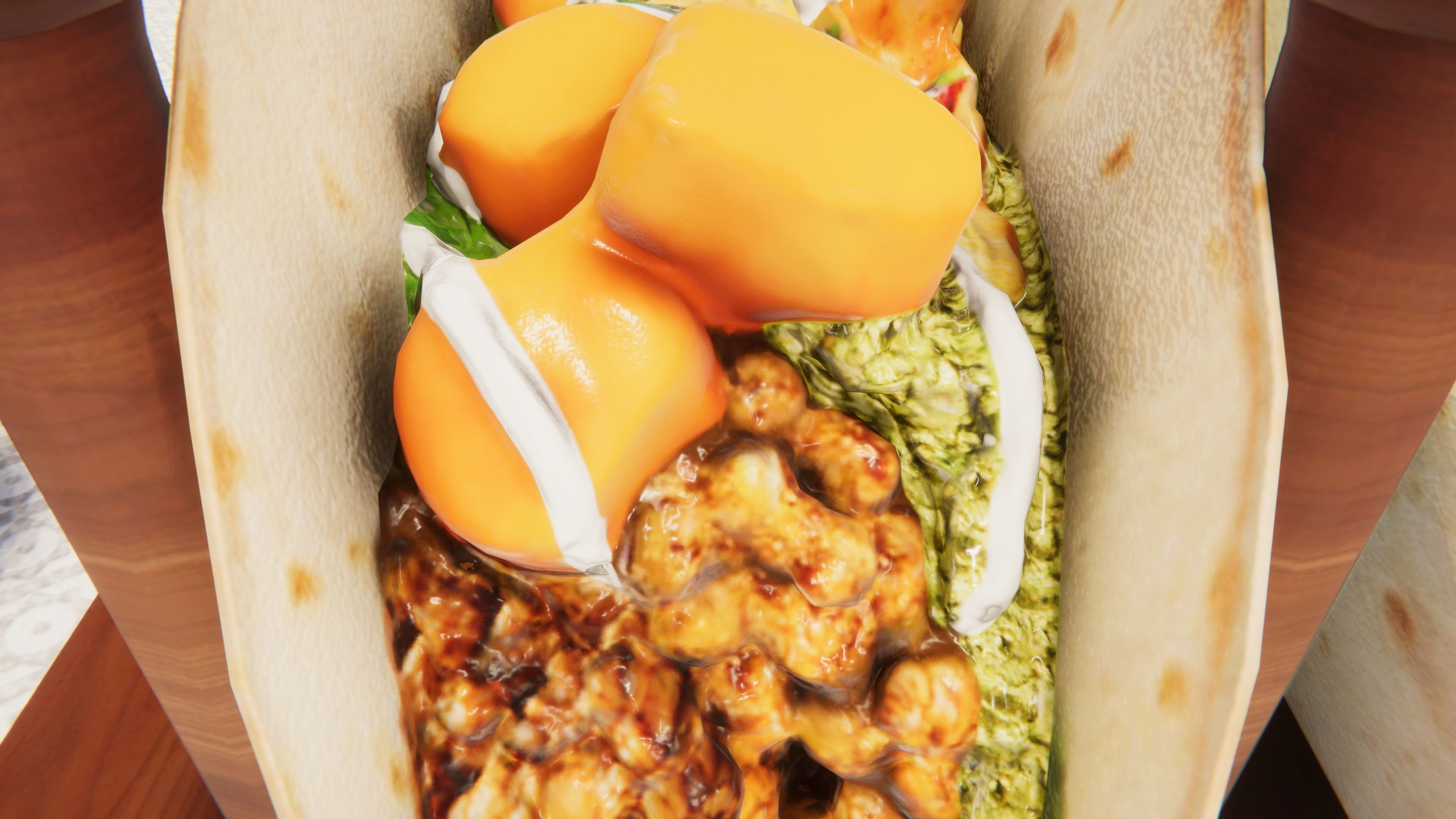 3D model Taco - Mexican Food VR / AR / low-poly | CGTrader