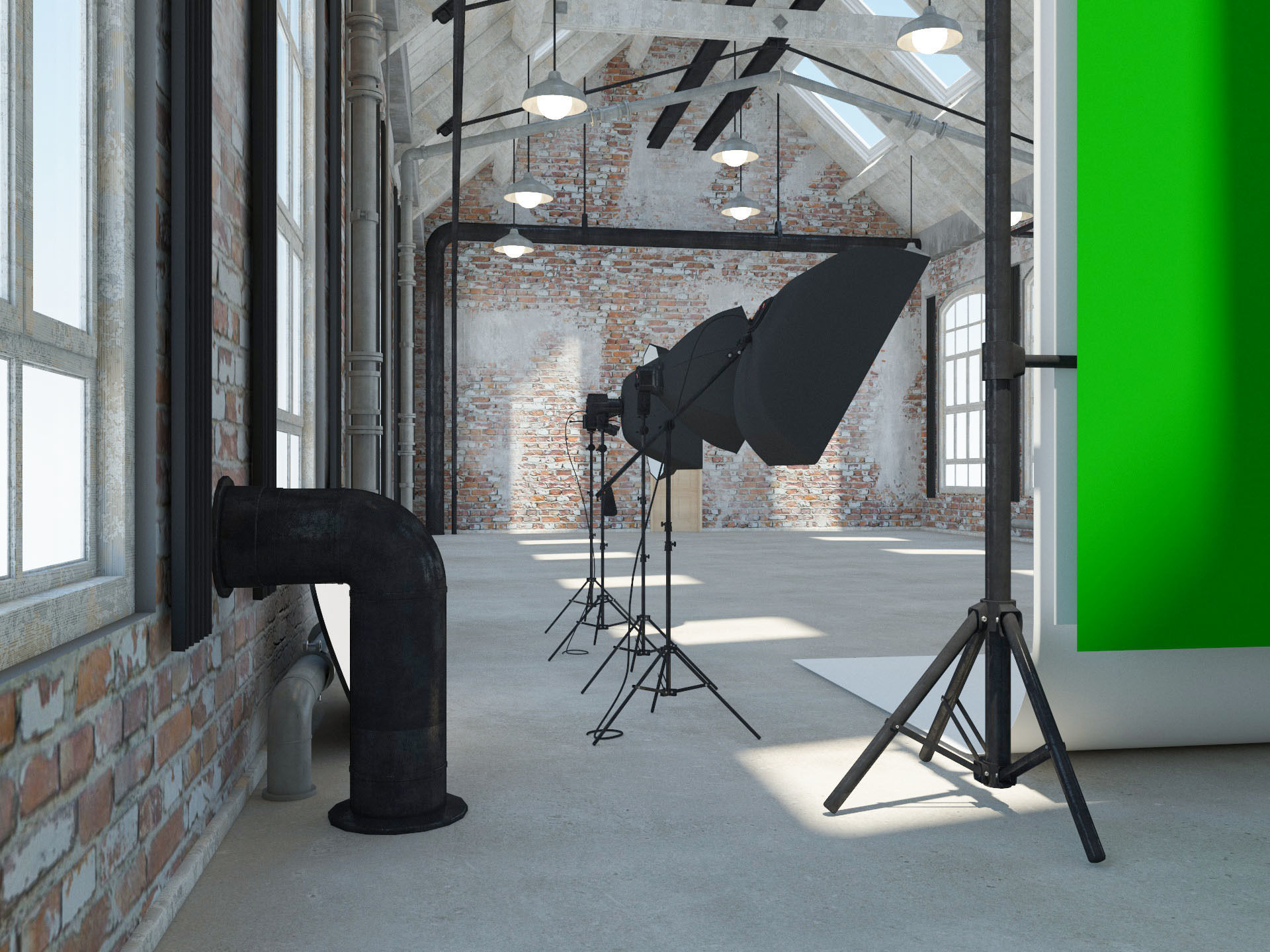 Loft Photo Studio 3D model | CGTrader
