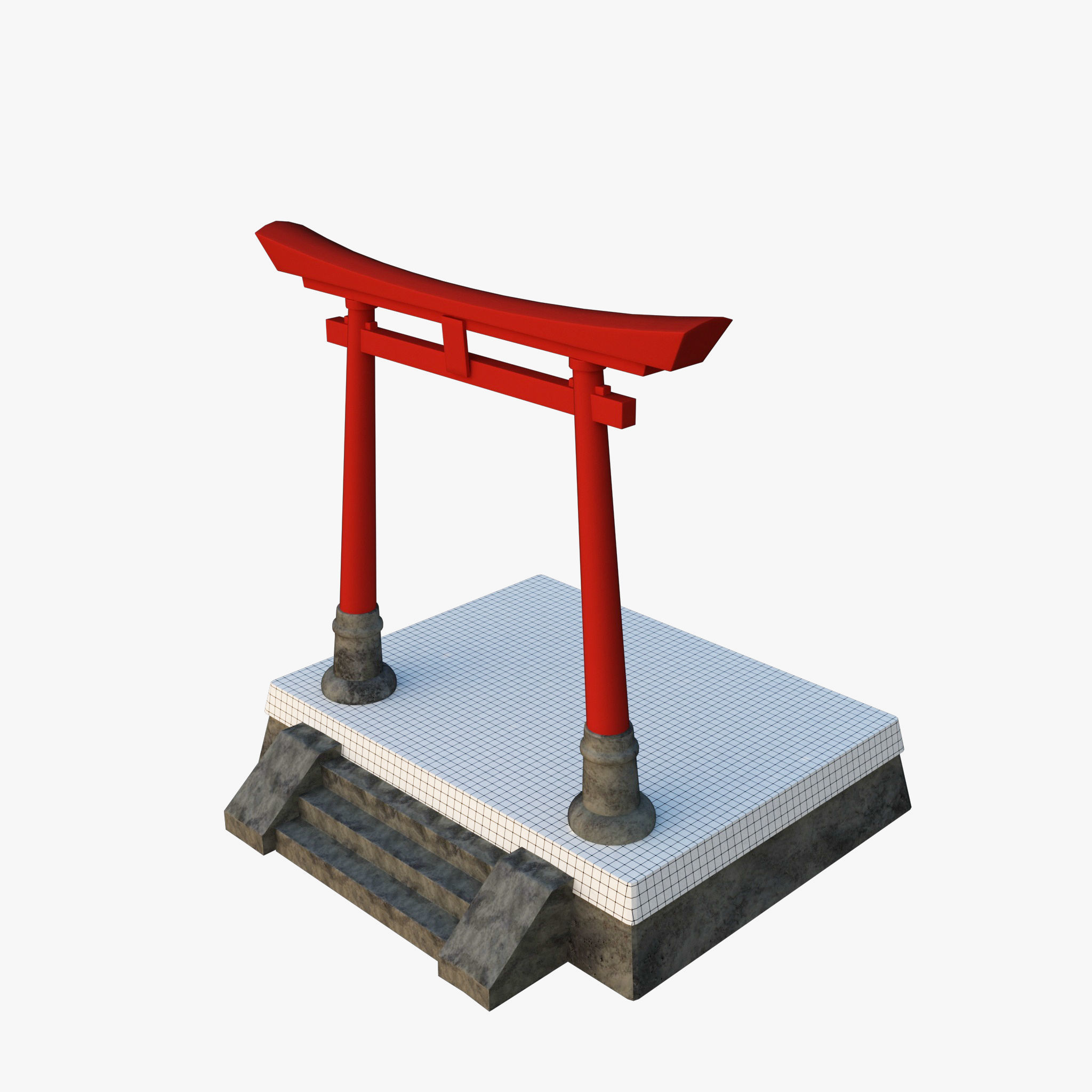 Japan Torii Gate 3D model | CGTrader